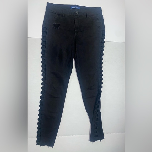 Blue Spice | Jeans | Blue Spice Black Distressed Cutout Jeans | Poshmark